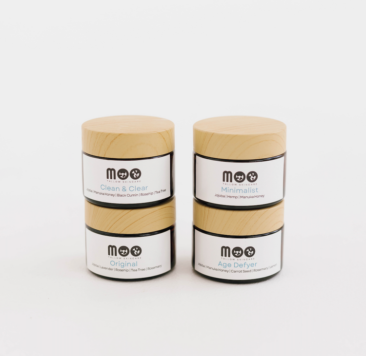 Moo Tallow Skincare | Tallow Face Cream & Tallow Lip Balm